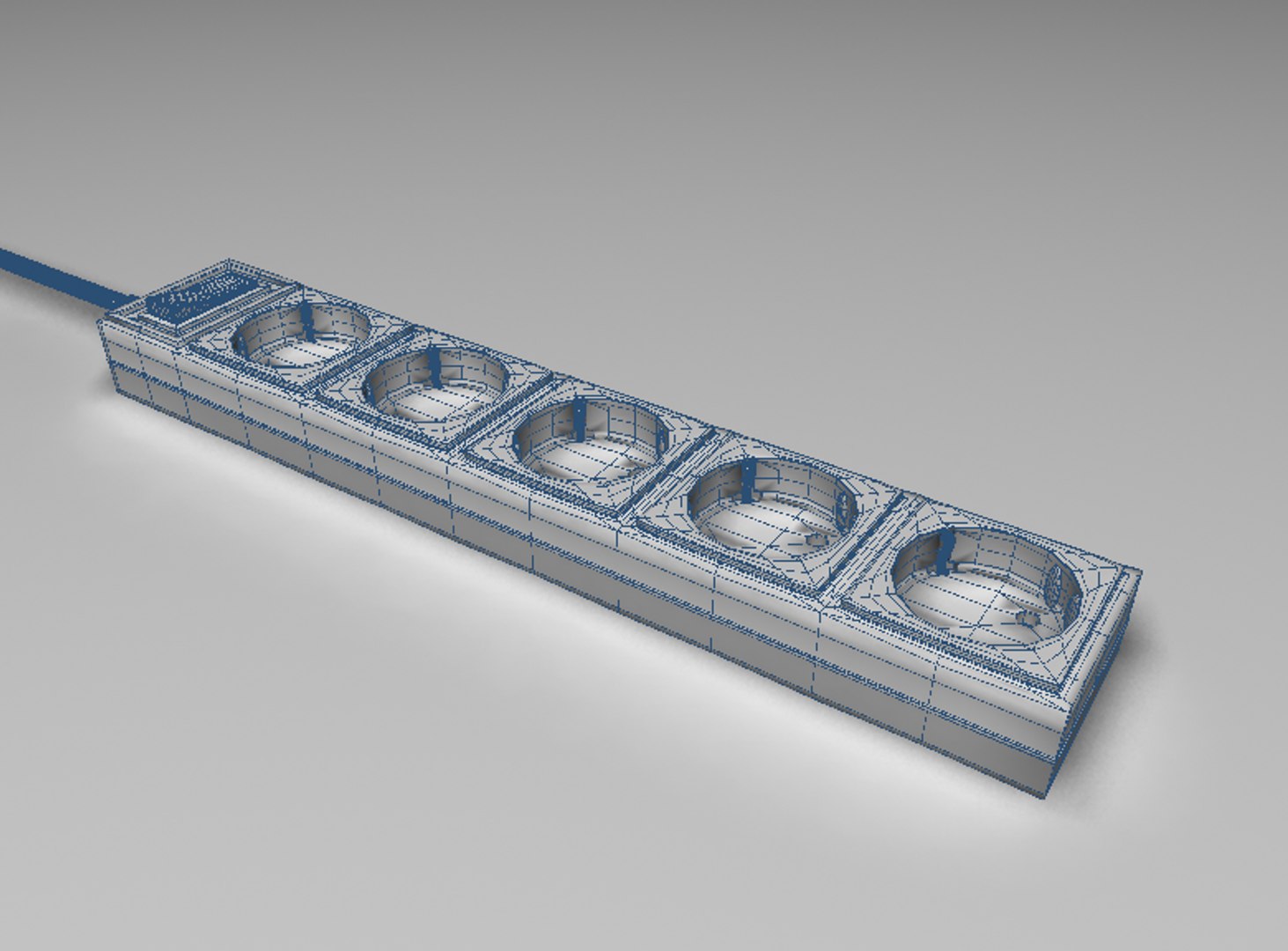 3d Model Power Strip