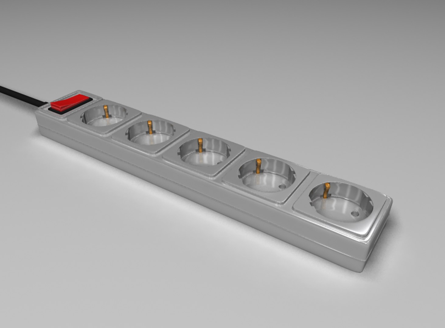 3d Model Power Strip