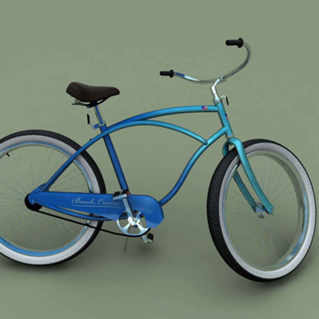 3d Model Beach Cruiser Bicycle