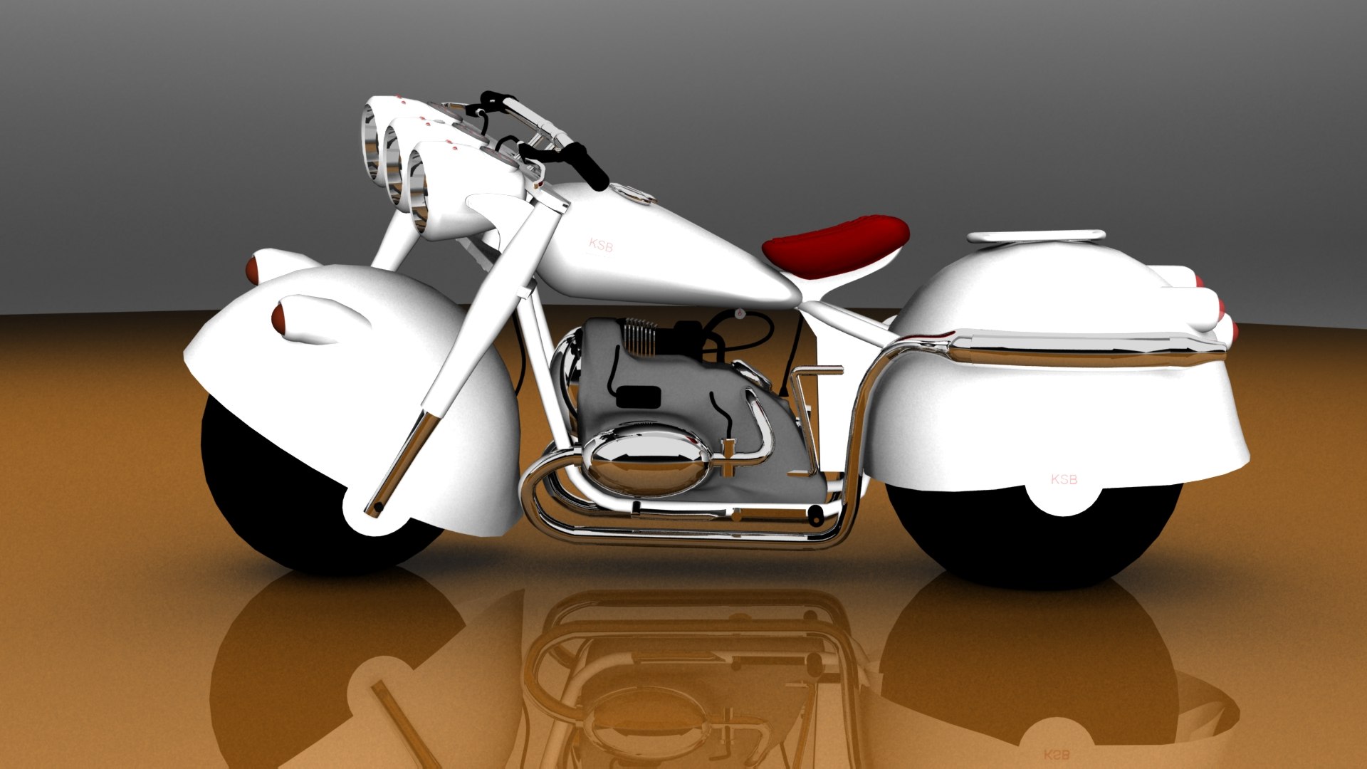 moto motorcycle 3d model
