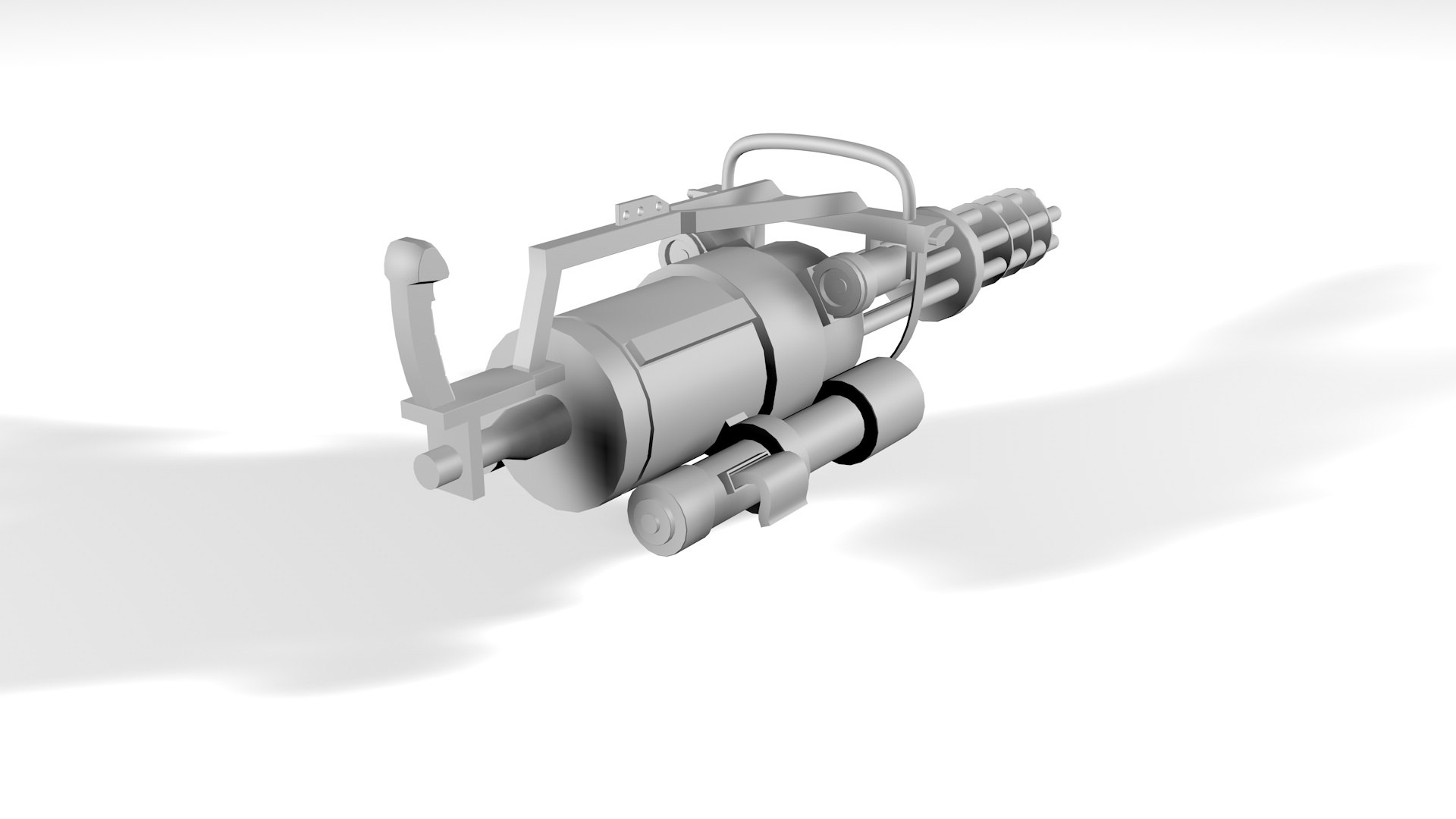 3D Minigun Weapon - TurboSquid 1305675