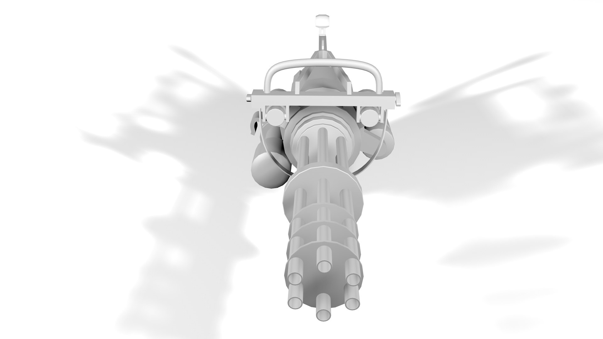 3D Minigun Weapon - TurboSquid 1305675