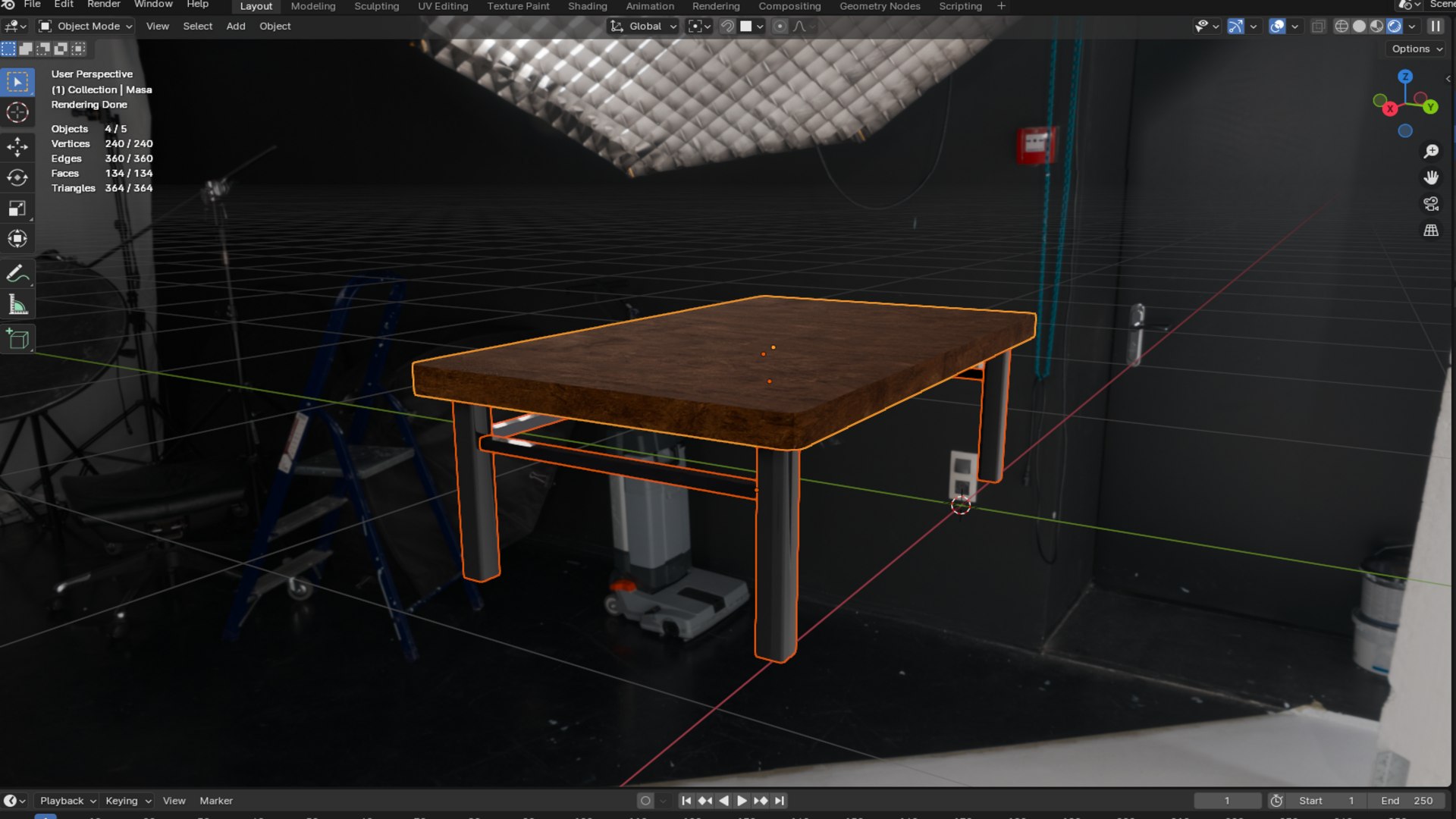 Realistic Table 3D Model - TurboSquid 2218970
