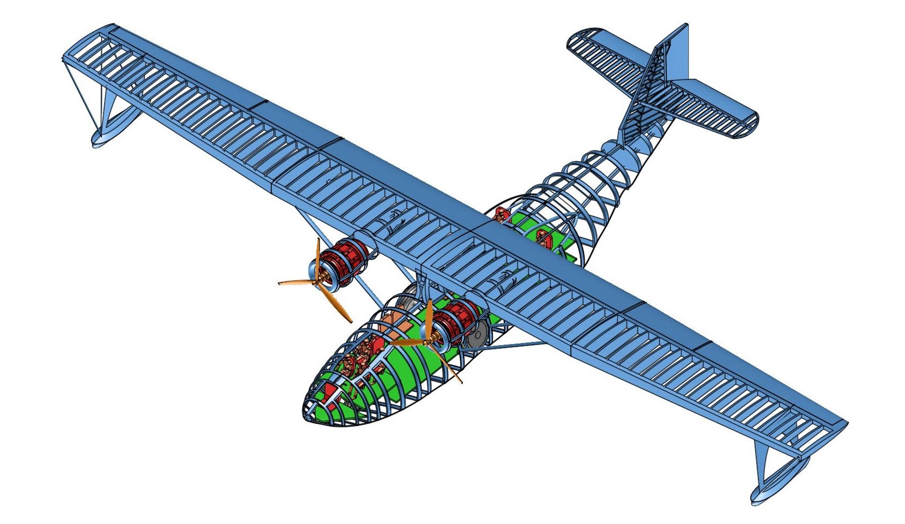 3D Model Consolidated Pby Catalina Solid - TurboSquid 1465681