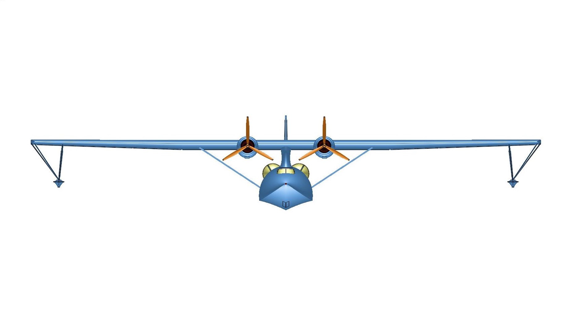 3D Model Consolidated Pby Catalina Solid - TurboSquid 1465681