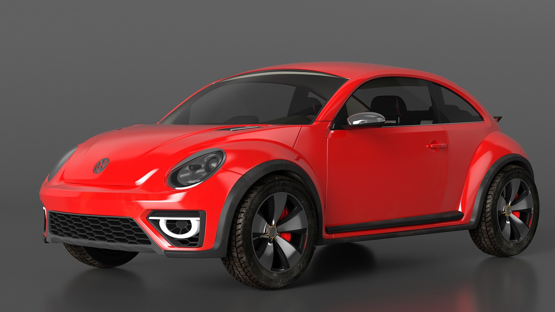 Volkswagen Beetle Compact Car 3D - TurboSquid 2340697