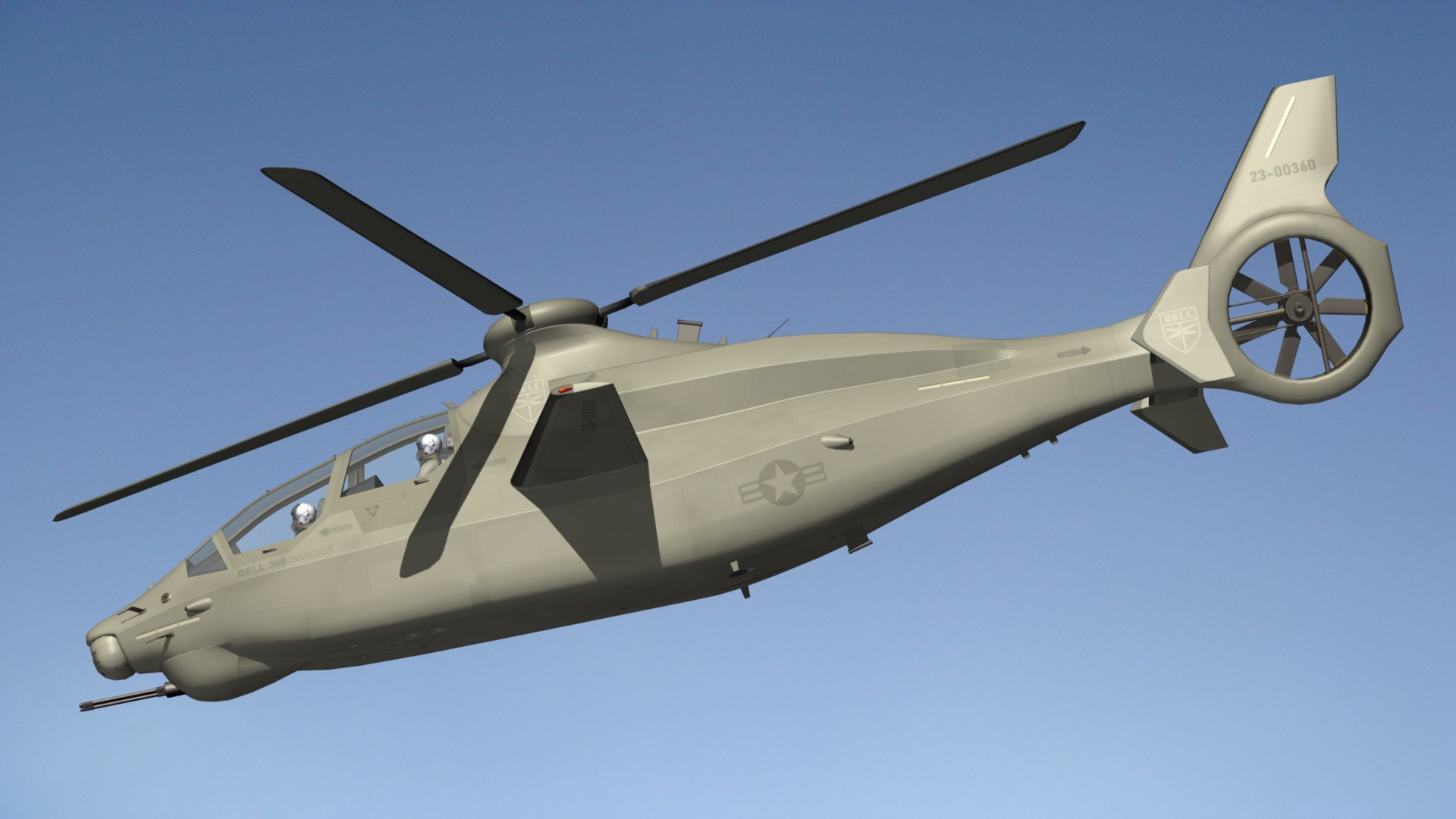 Bell 360 Invictus Helicopter Model - TurboSquid 1593920