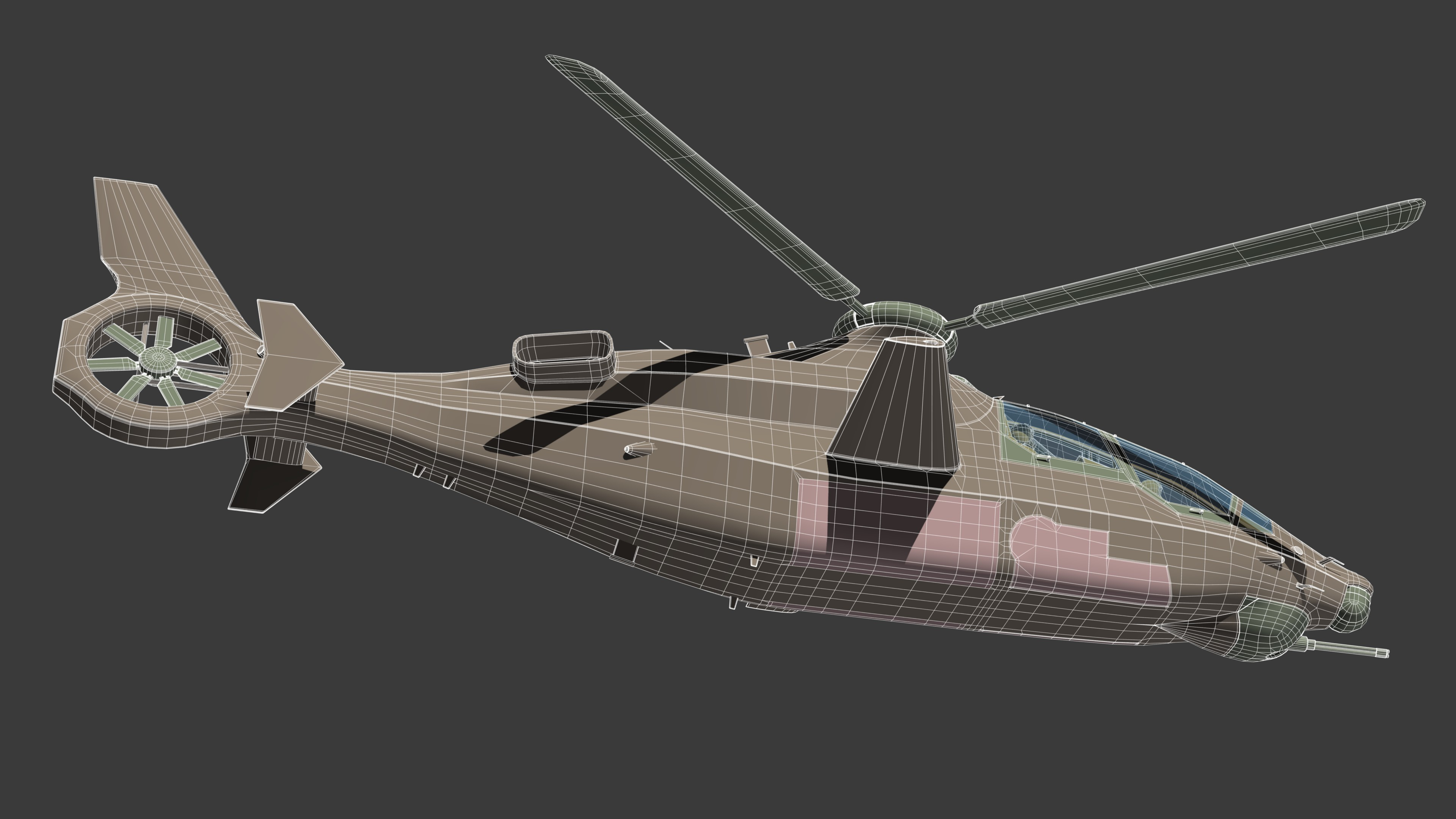 Bell 360 invictus helicopter model - TurboSquid 1593920