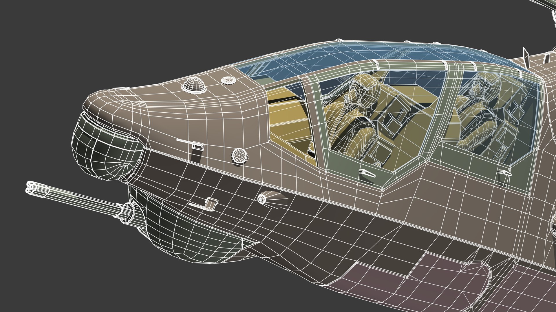Bell 360 invictus helicopter model - TurboSquid 1593920