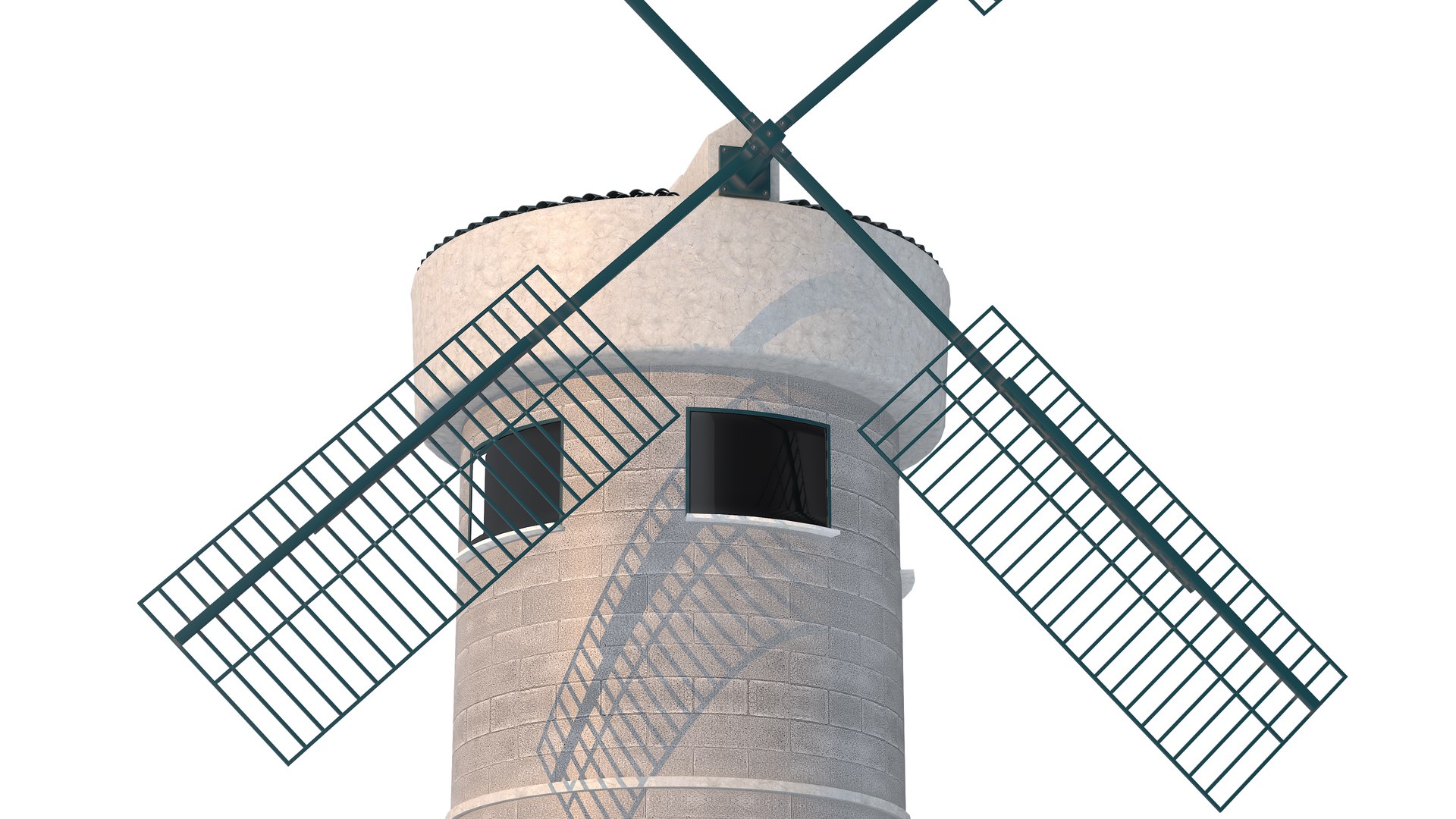 3D Model Old Windmill - TurboSquid 2284611