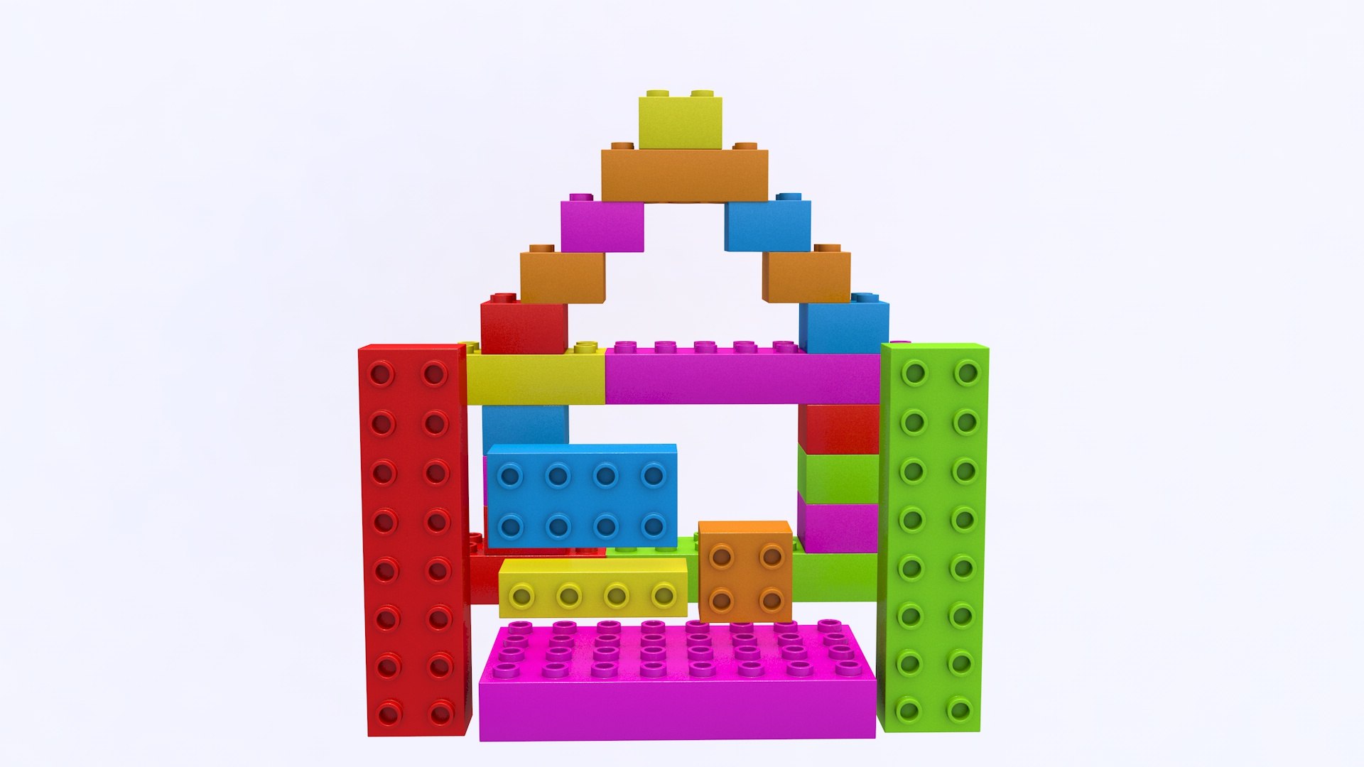 3D Lego Bricks Model - TurboSquid 1752951
