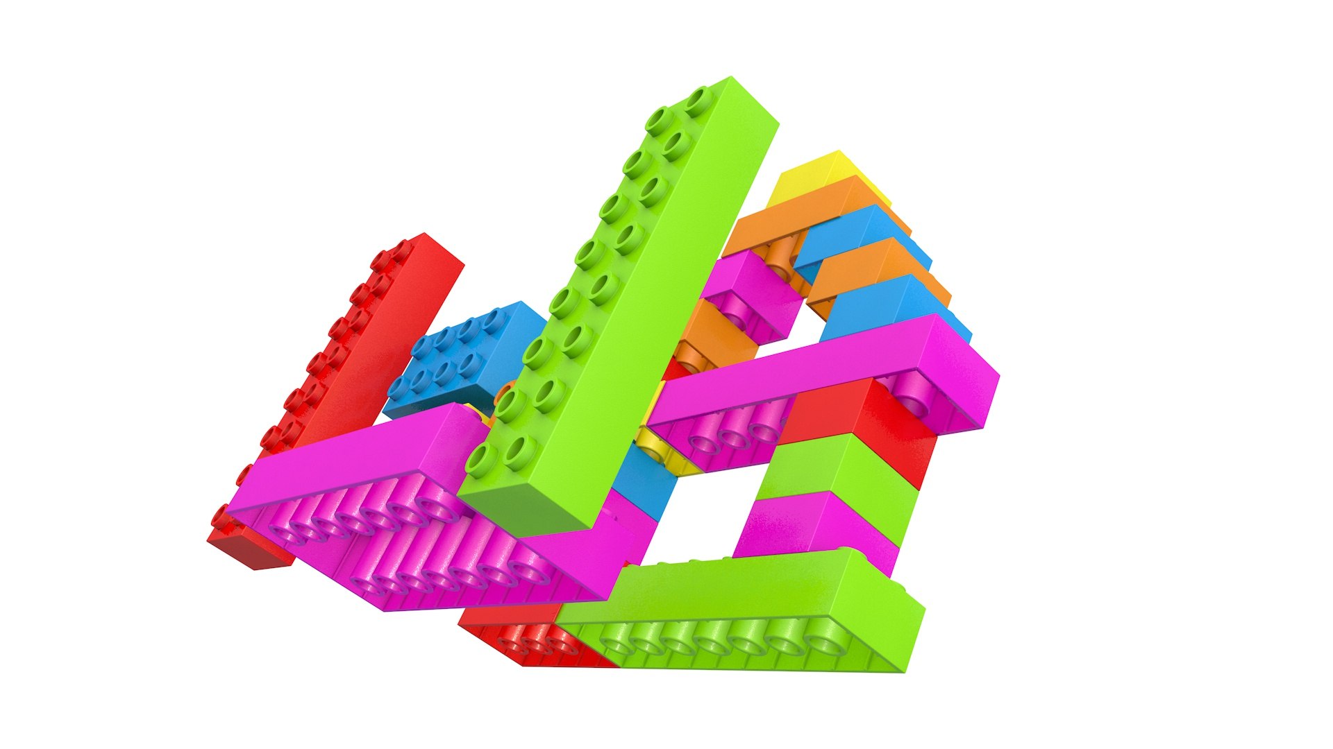 3D Lego Bricks Model - TurboSquid 1752951