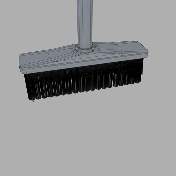 3d model broom plastic