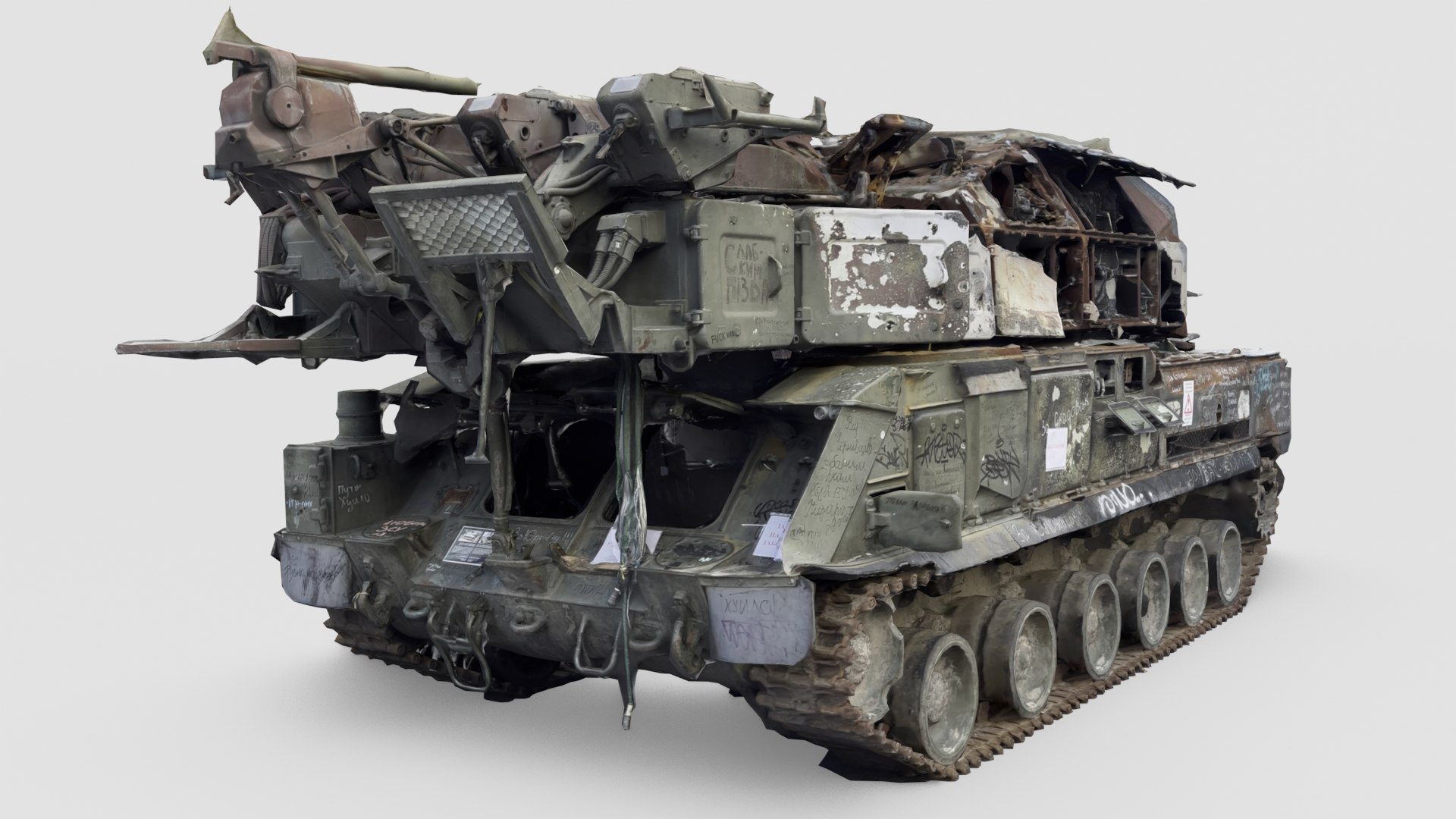 3D Model Destroyed Buk Missile System - TurboSquid 2134374