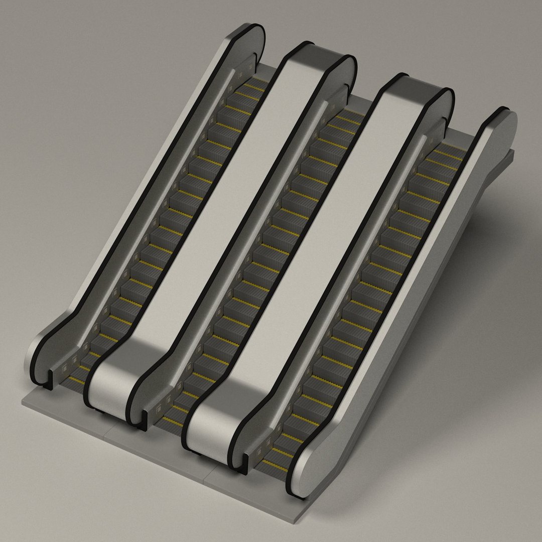 3ds Max Escalator