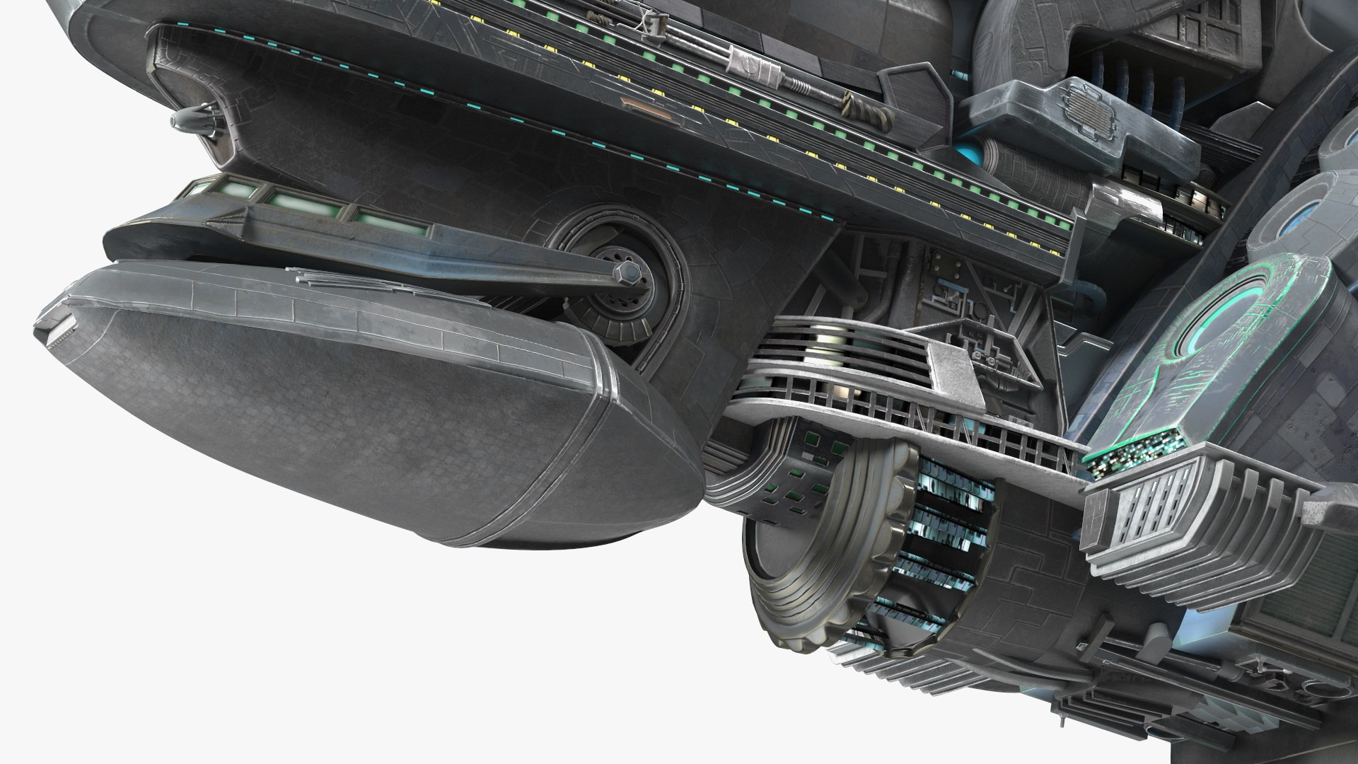 UFO an Alien Spaceship 3D model - TurboSquid 2136659