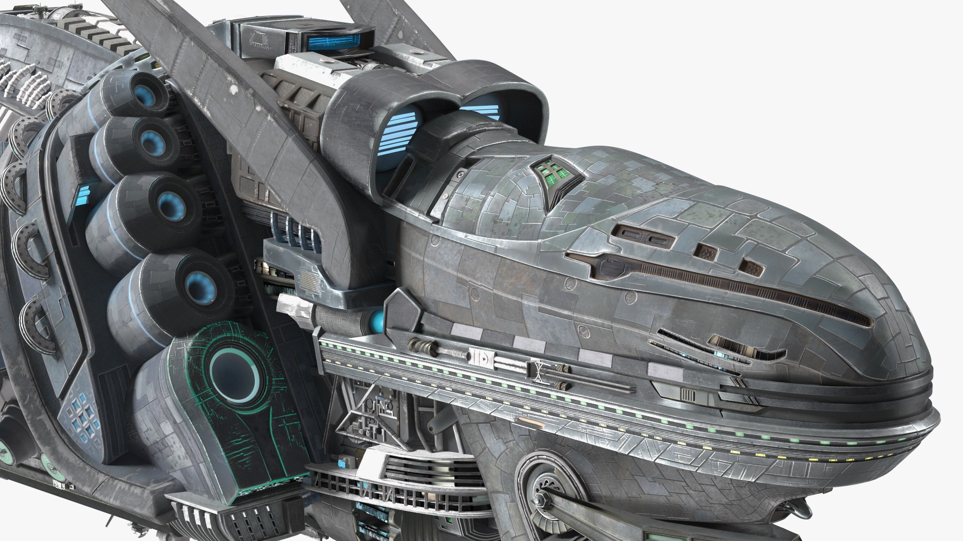 UFO an Alien Spaceship 3D model - TurboSquid 2136659