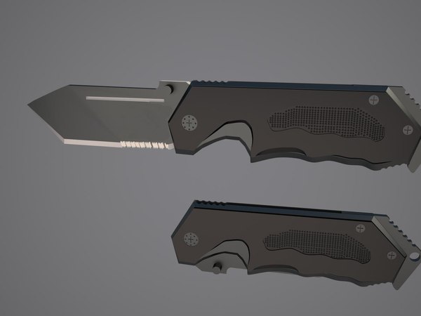 3d model knife