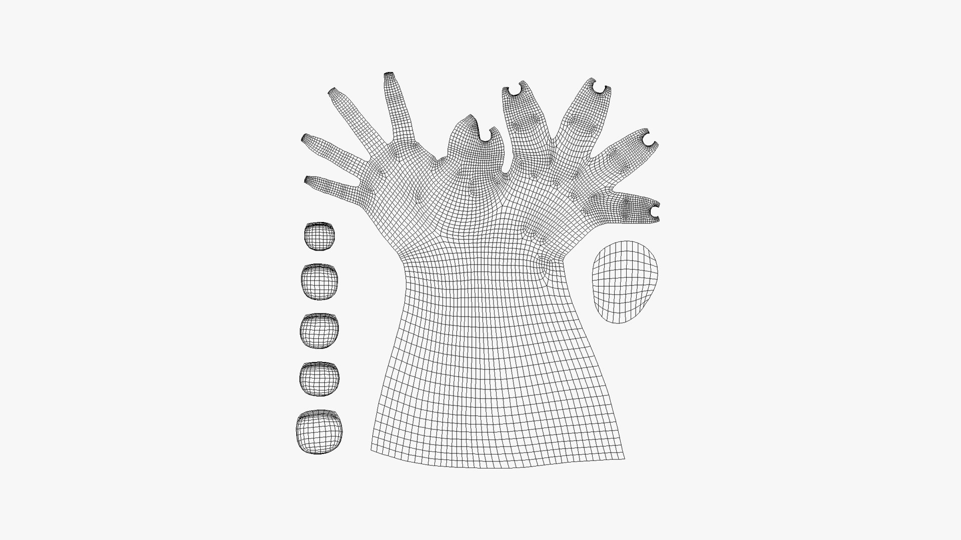 HND-013 Rigged Right Hand 3D - TurboSquid 1983095