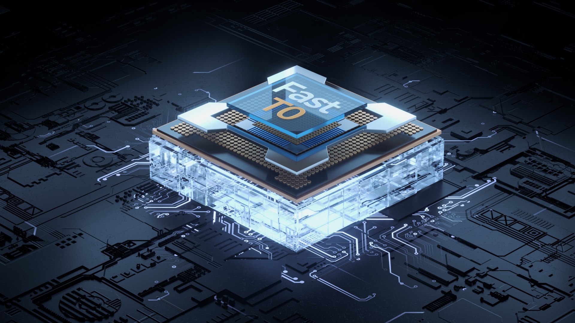 Computer Circuit Board CPU Chip Vision 3D Model - TurboSquid 2252937