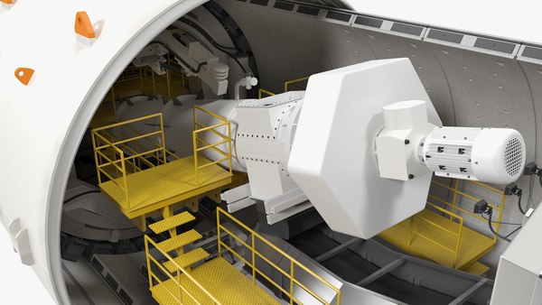 3D model tunnel boring machine - TurboSquid 1439281