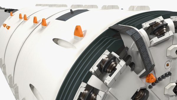3D model tunnel boring machine - TurboSquid 1439281