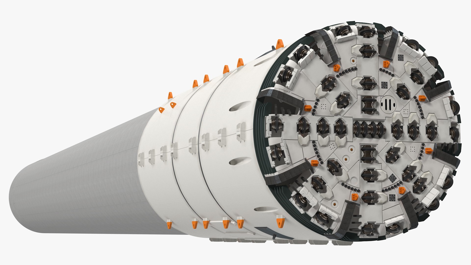 3D model tunnel boring machine - TurboSquid 1439281