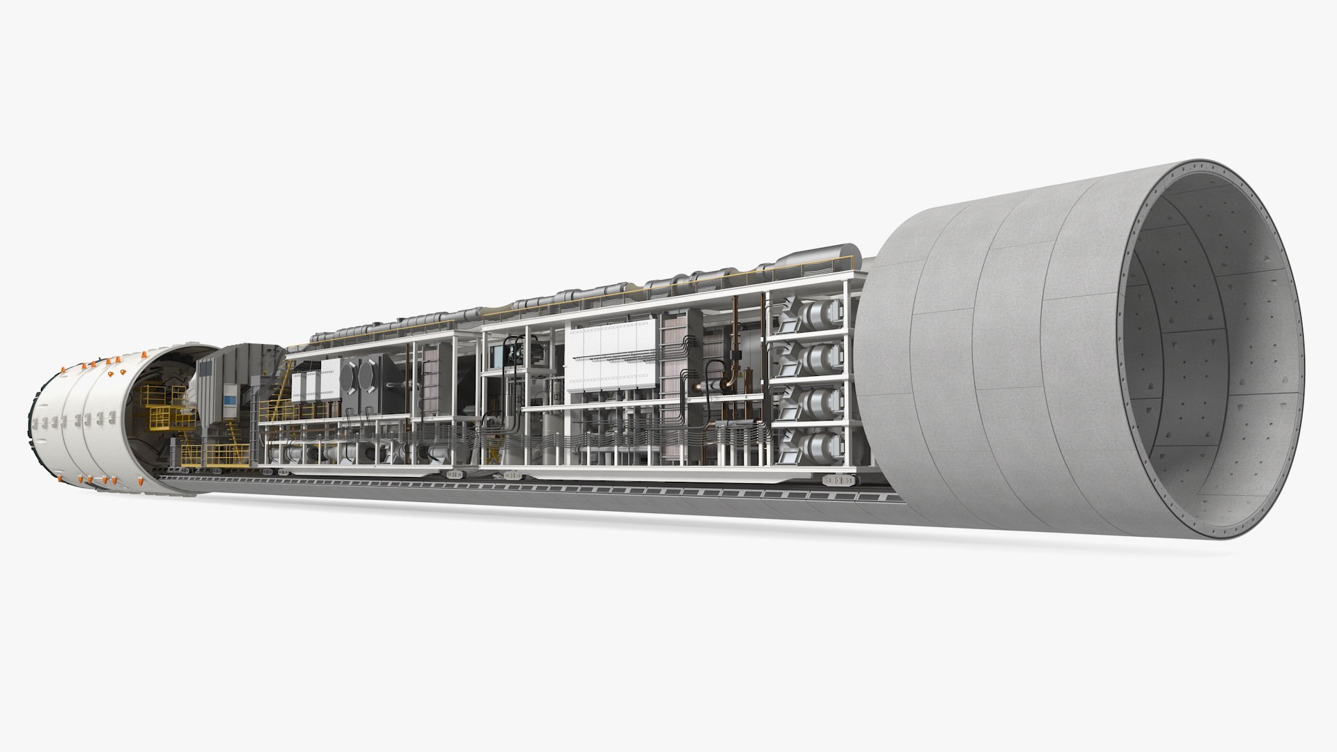 3D model tunnel boring machine - TurboSquid 1439281