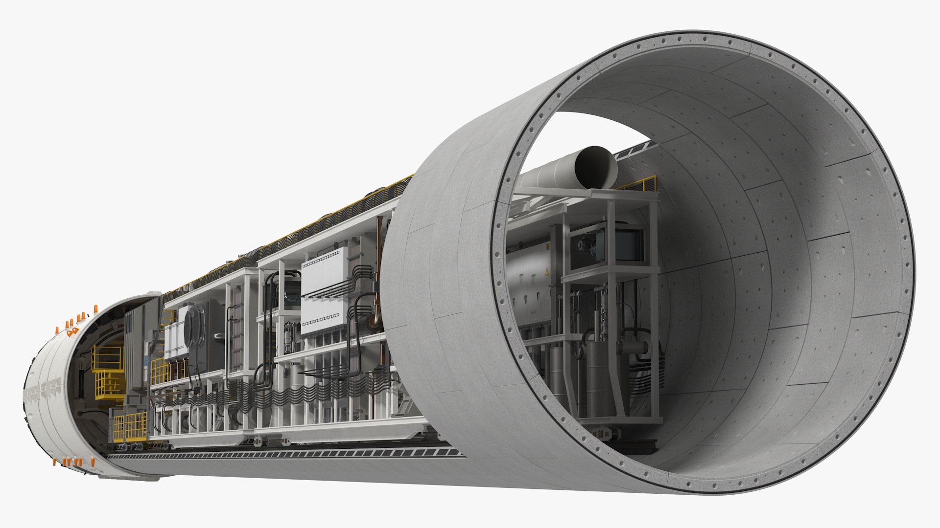 3D model tunnel boring machine - TurboSquid 1439281