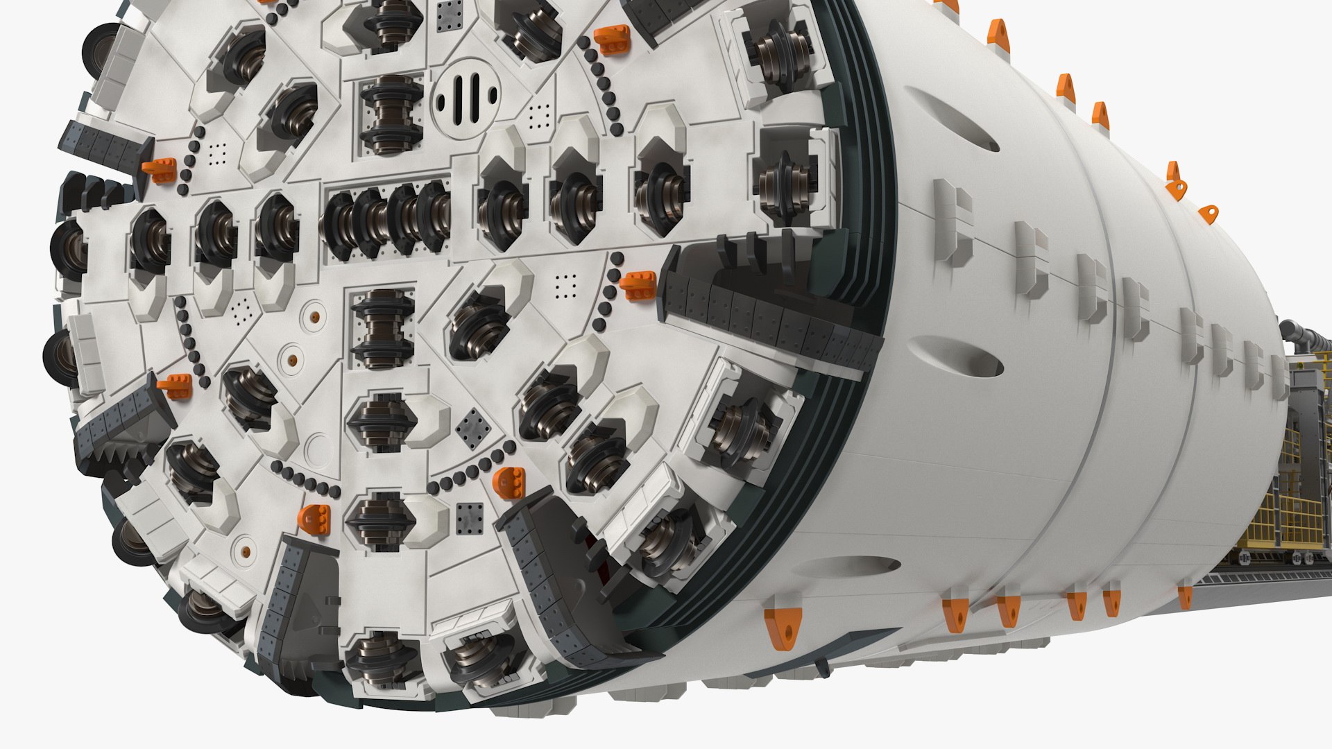3D model tunnel boring machine - TurboSquid 1439281