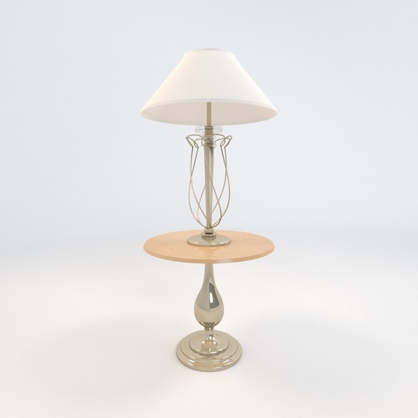coffee table lamp 3d model