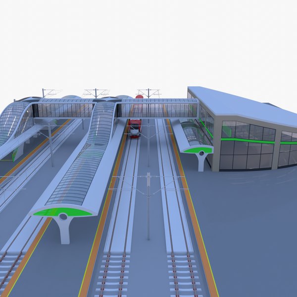 Railway Station 3D Models for Download | TurboSquid