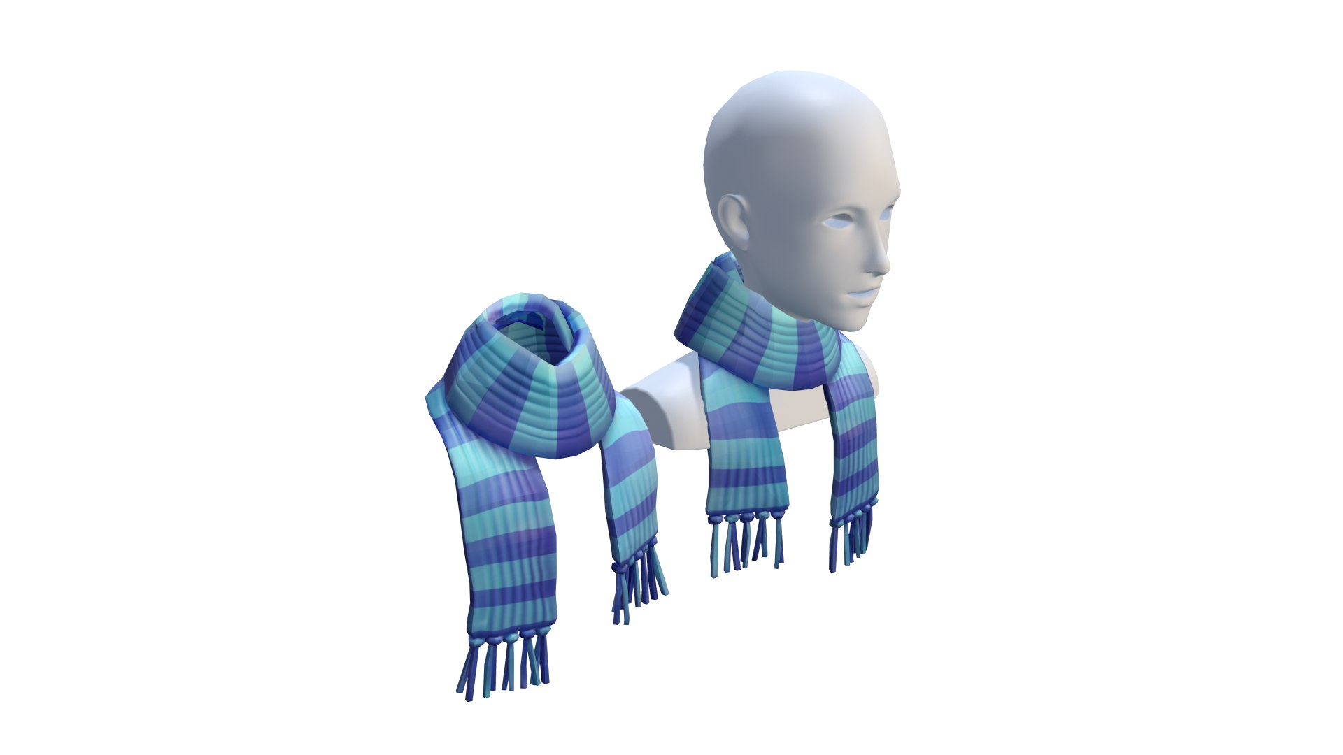 Winter Scarf 3D Model - TurboSquid 2376486
