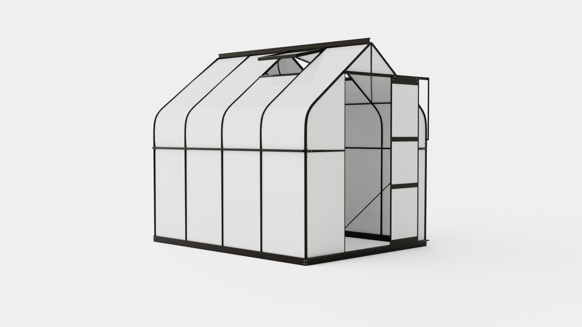 Greenhouse Orion 500 Glass Black 3D - TurboSquid 2256694