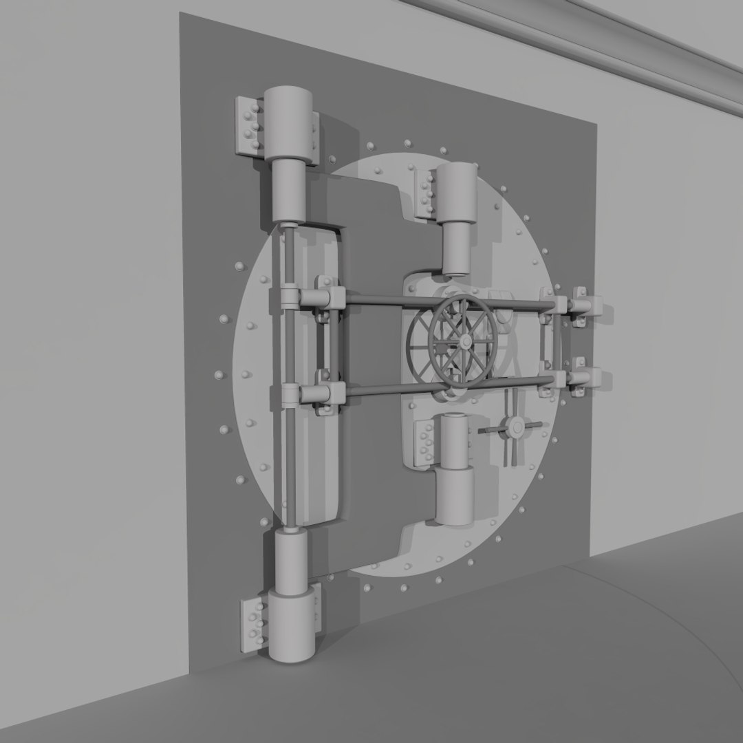 3d model bank vault