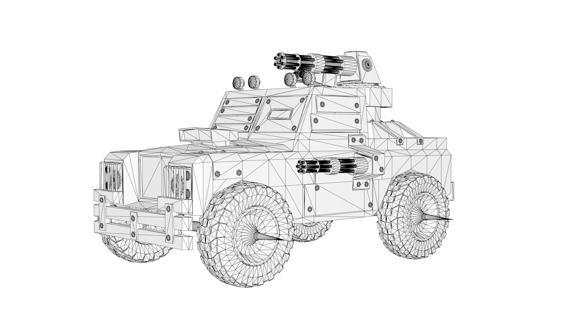 Post Apocalyptic Monster Rover 3D Model - TurboSquid 1645628