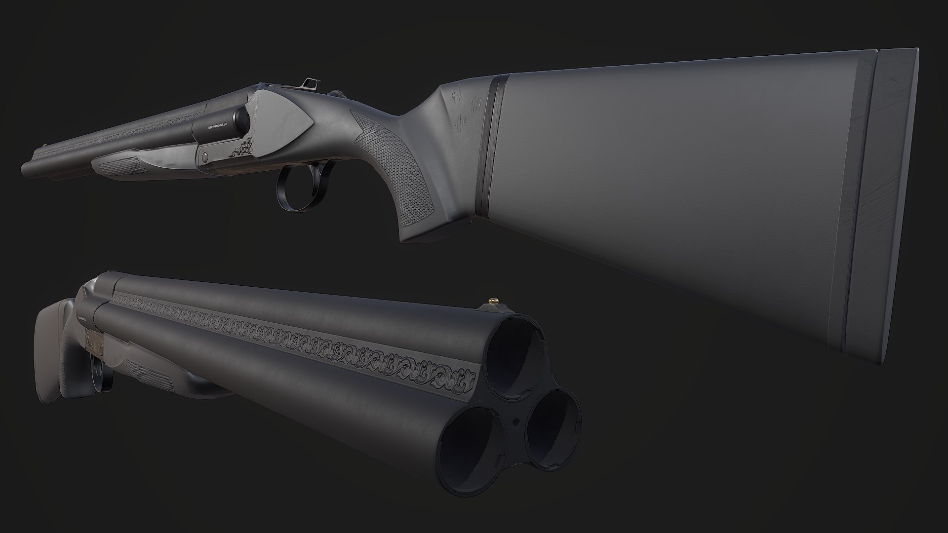 Shotgun Chiappa Triple Threat 3D - TurboSquid 1901868