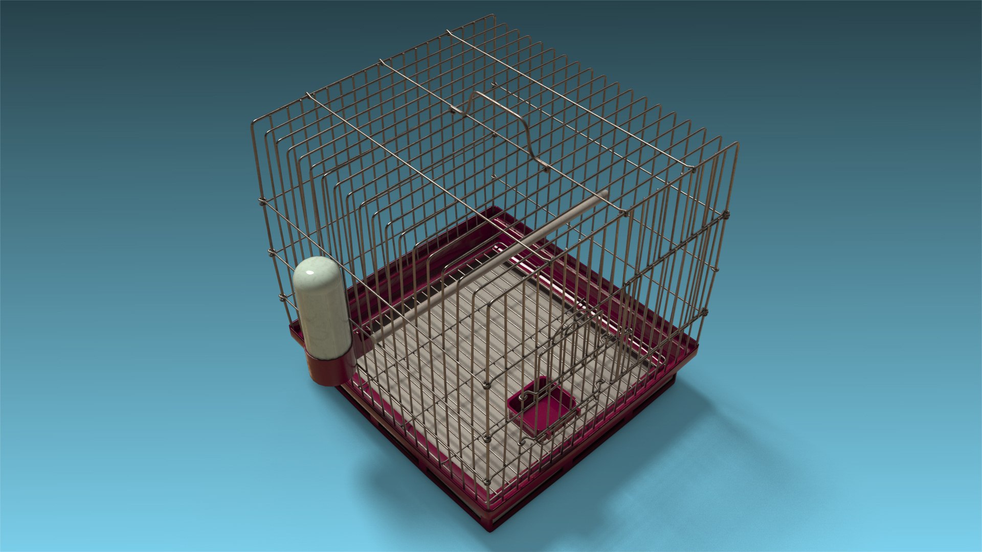 Low-poly Bird Cage 3D Model - TurboSquid 1630421
