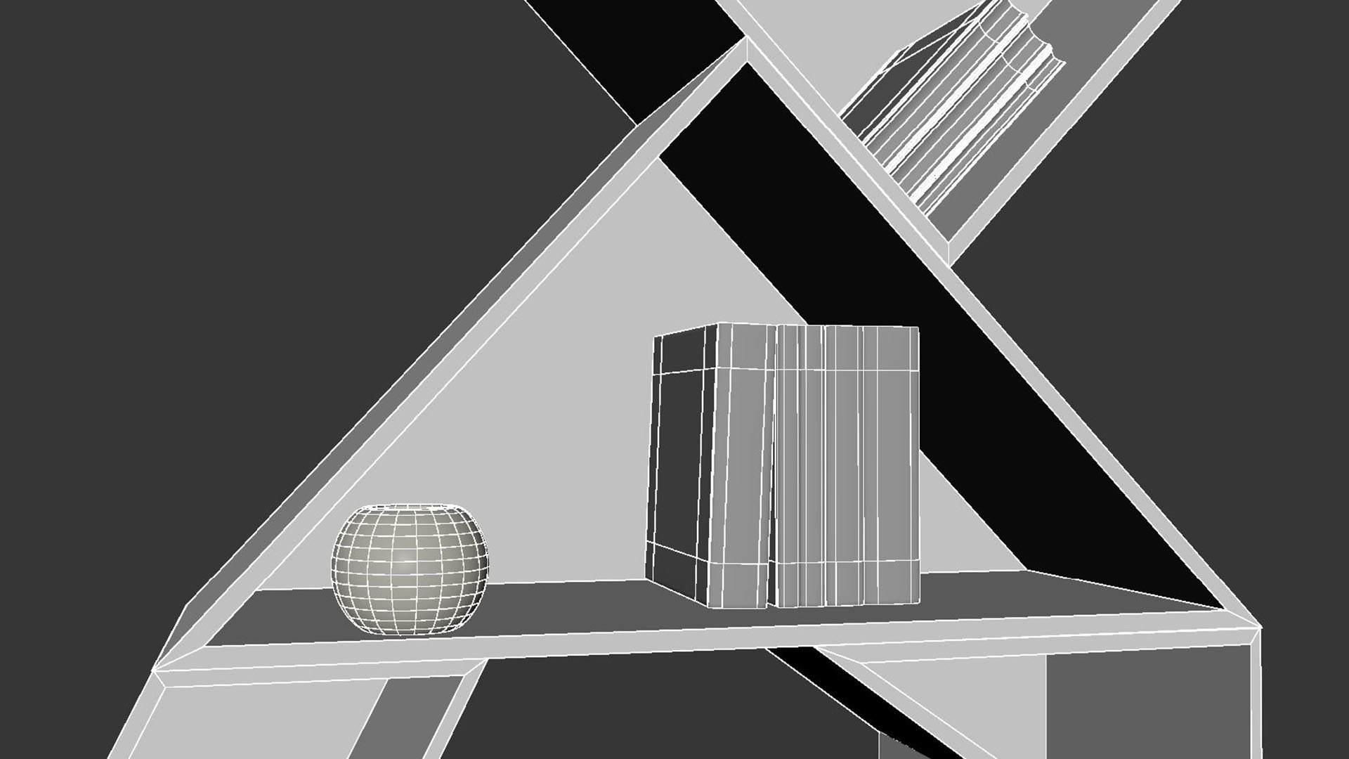 Estanteria moderna 3D model - TurboSquid 2019476