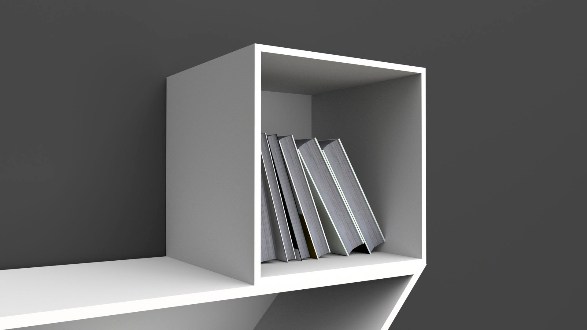 Estanteria moderna 3D model - TurboSquid 2019476