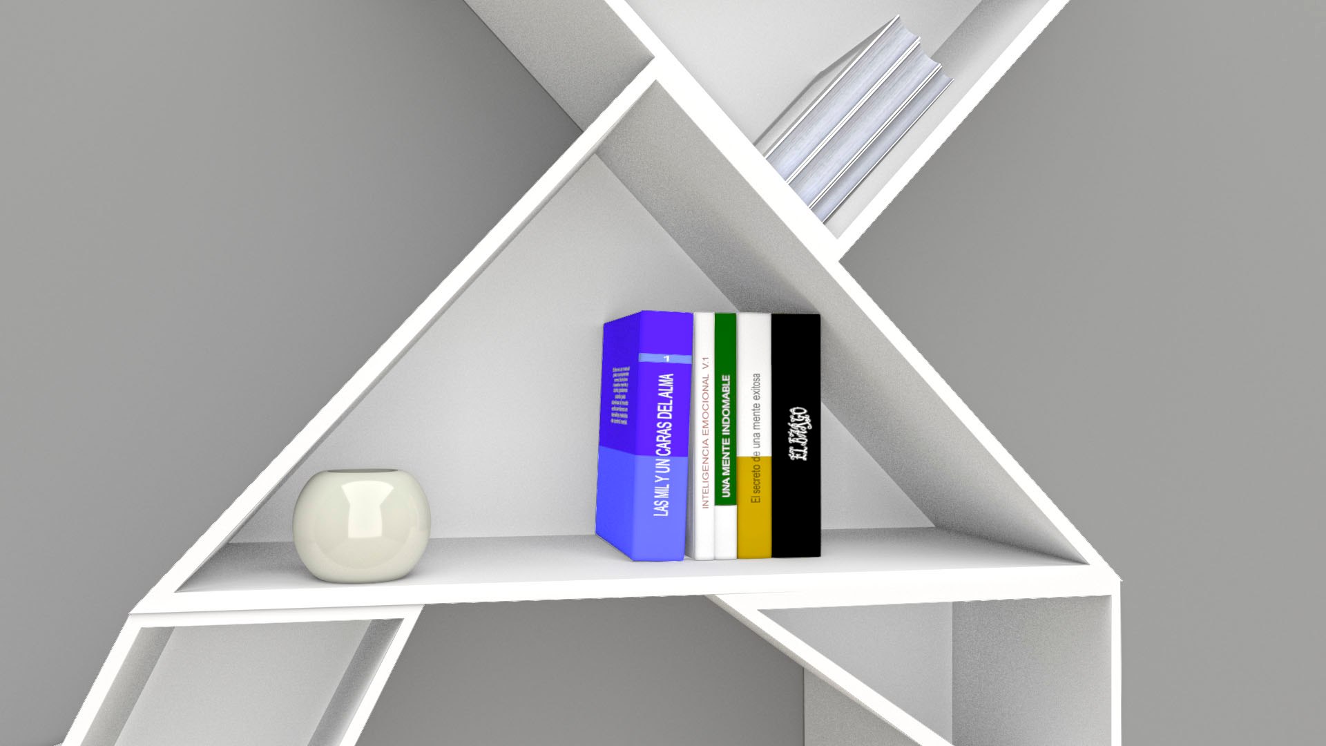 Estanteria moderna 3D model - TurboSquid 2019476