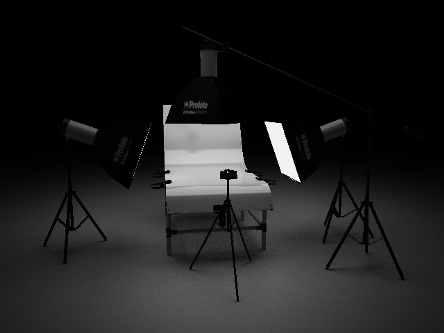3d Photo Studio Model