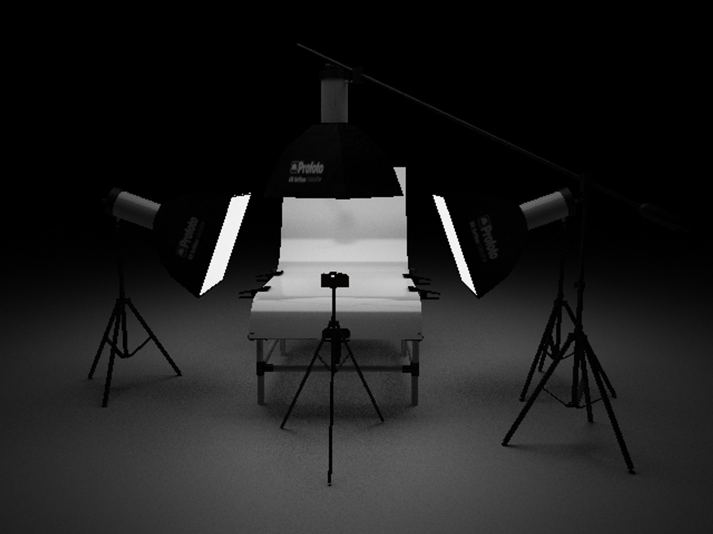 3d Photo Studio Model
