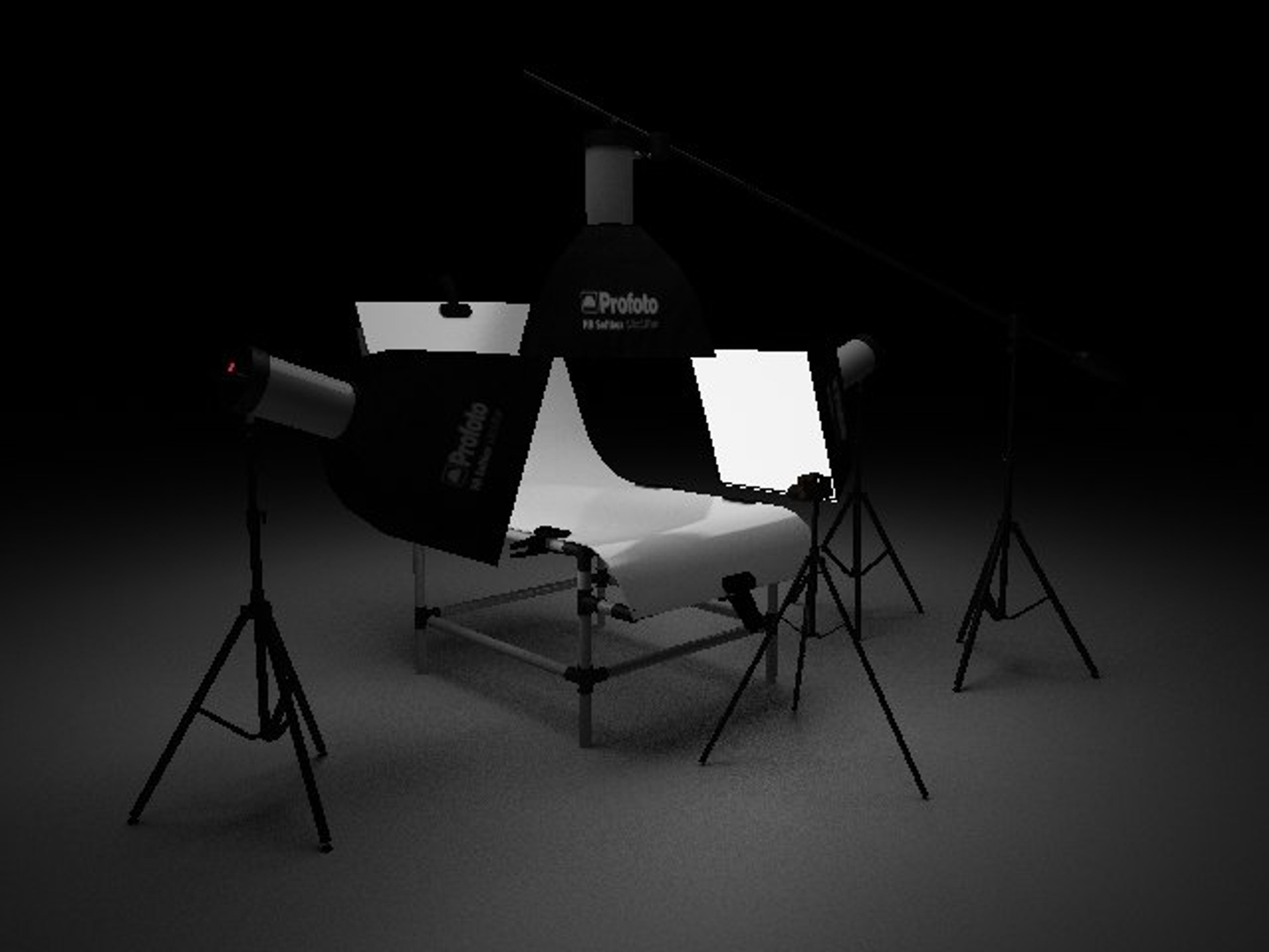 3d Photo Studio Model