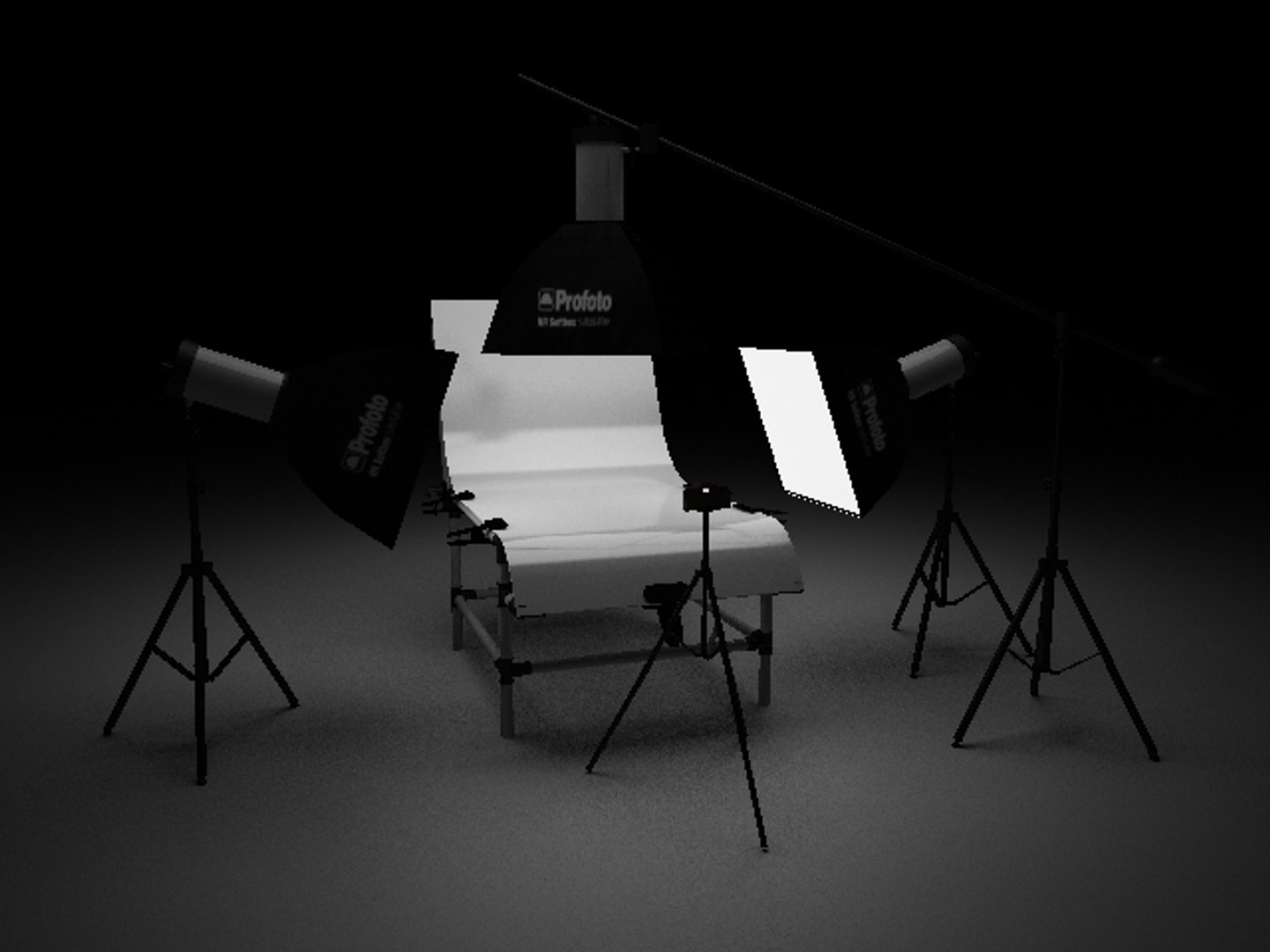 3d Photo Studio Model