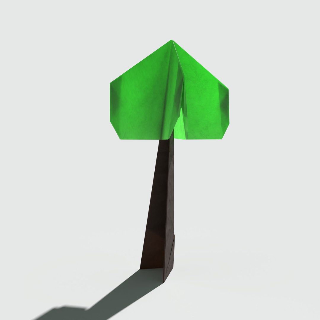 Ready Origami Tree 3D Model - TurboSquid 1393615