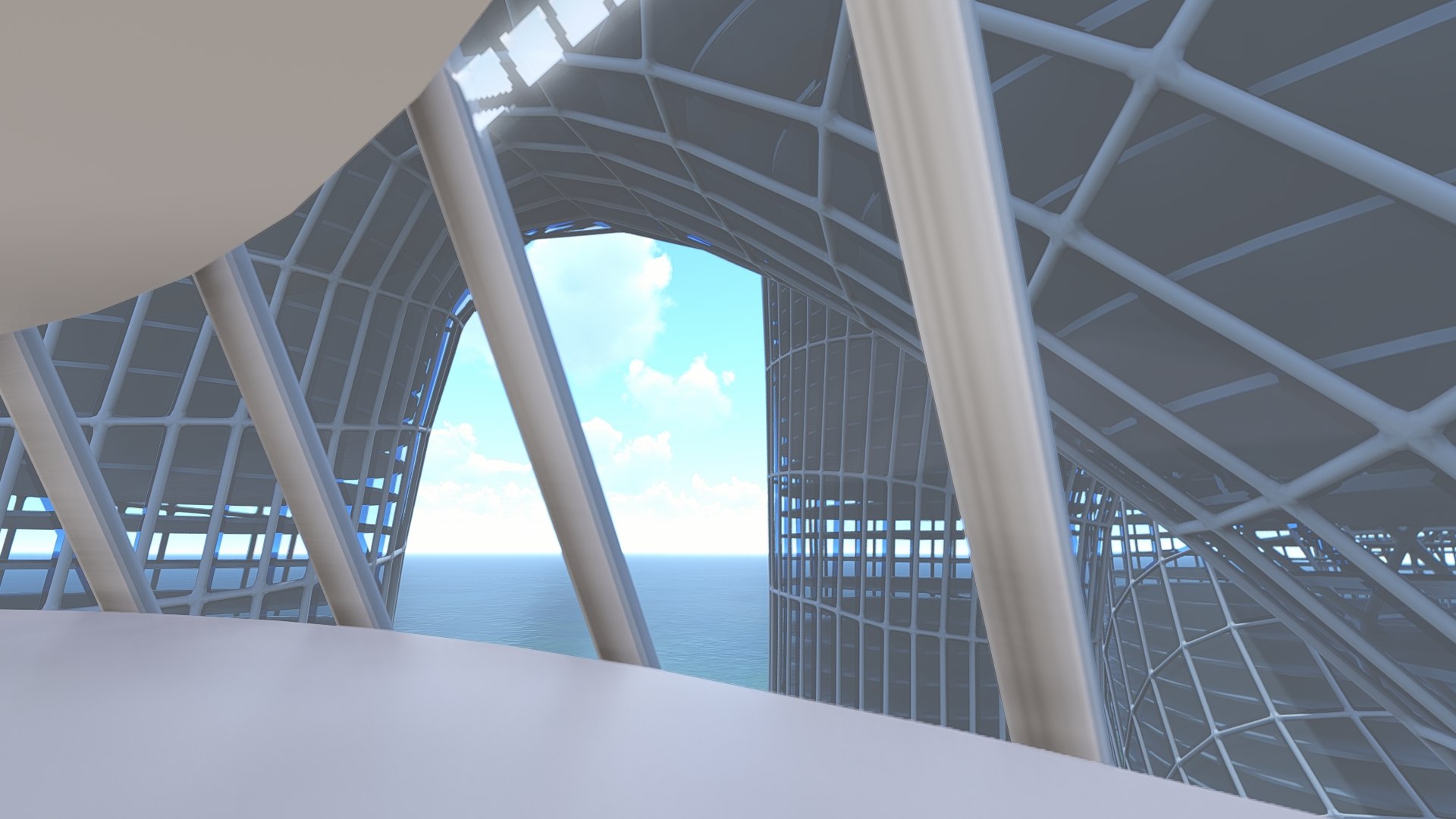 Multi Linked Twin Towers Model - TurboSquid 2047382