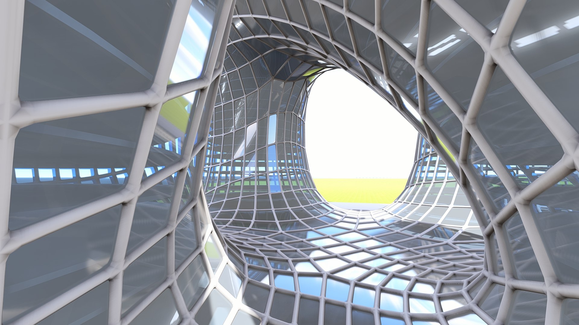 Multi Linked Twin Towers Model - TurboSquid 2047382