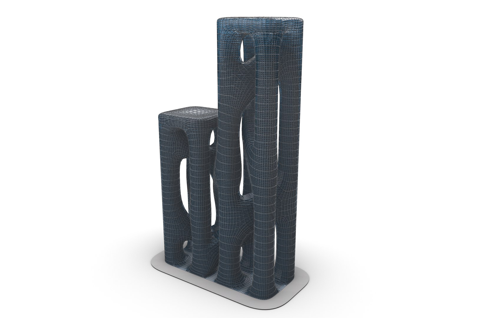 Multi Linked Twin Towers Model - TurboSquid 2047382