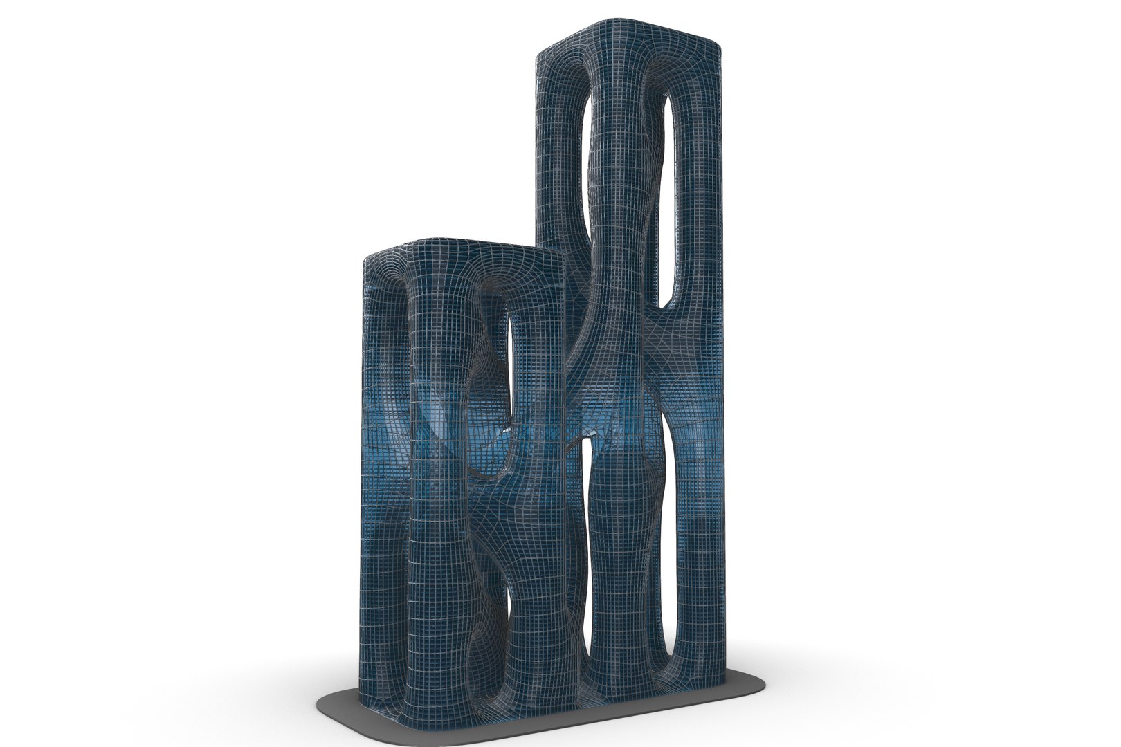 Multi Linked Twin Towers Model - TurboSquid 2047382